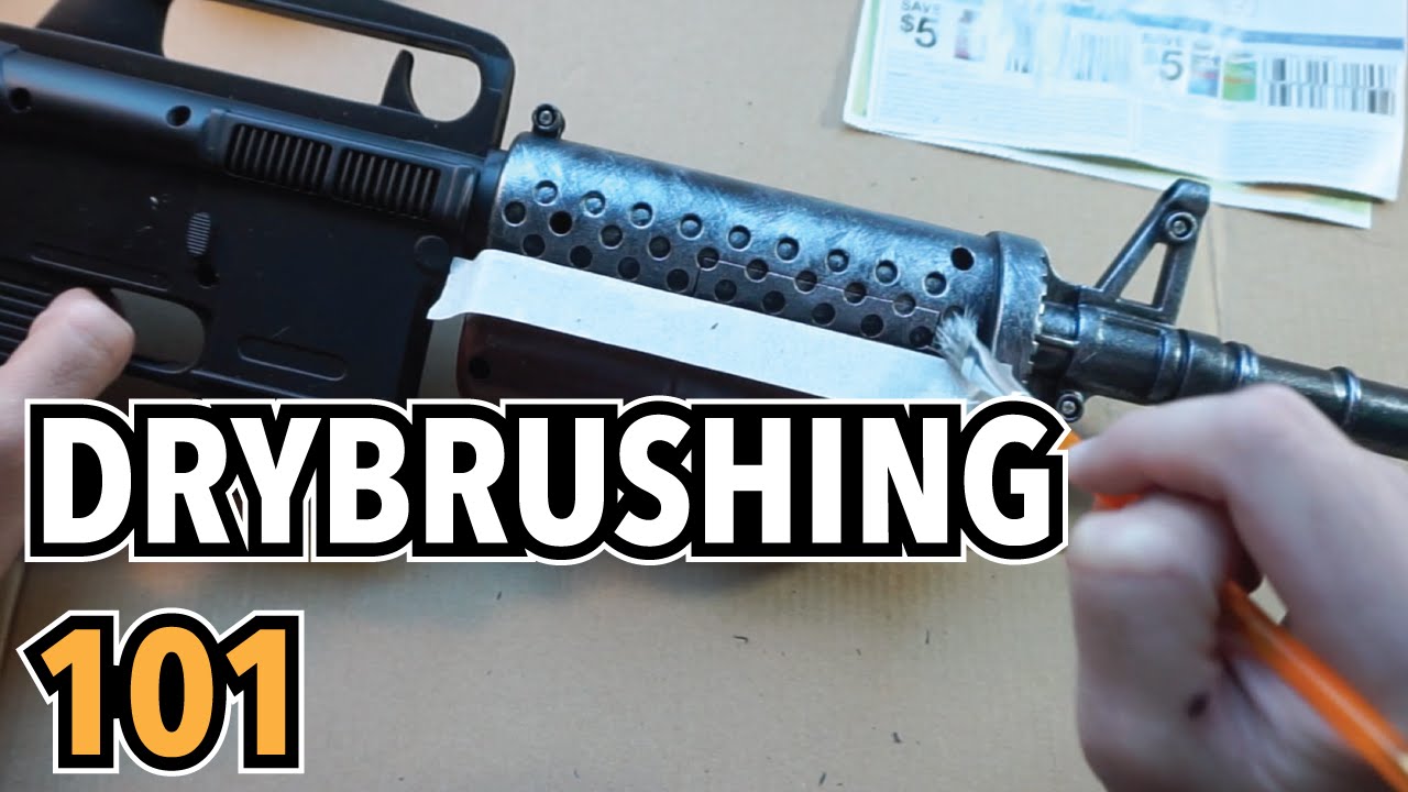 DRY BRUSHING YOUR COSPLAY PROPS | Fallout 4 Cosplay Builds, pt. 2 - YouTube