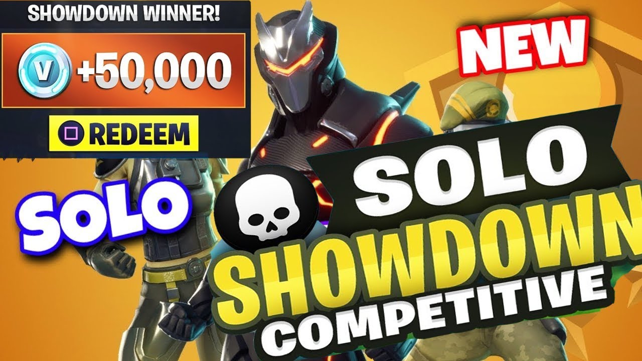 Fortnite |SOLO SHOWDOWN 1 KILL WIN| HOW TO WIN EVERY MATCH| - YouTube