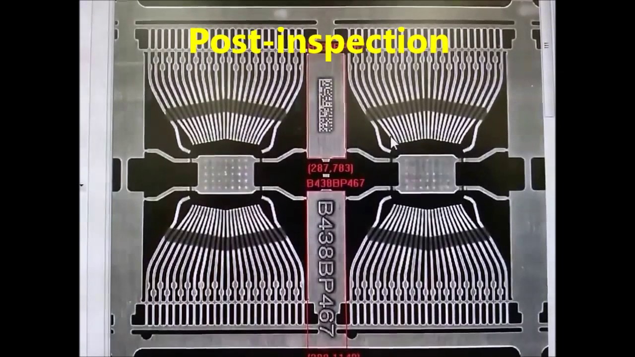 2D Barcode Laser Marking using Single Boat in Leadframe with ...