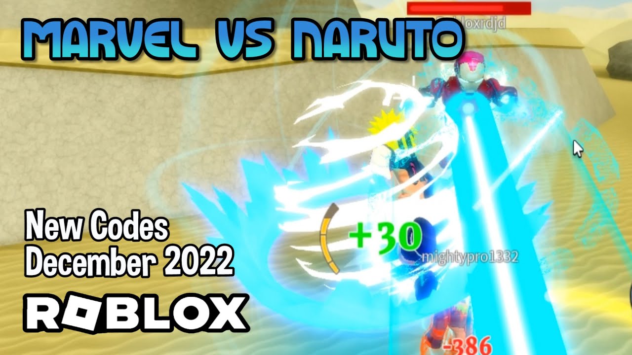 Roblox Marvel VS Naruto New Codes December 2022 - YouTube