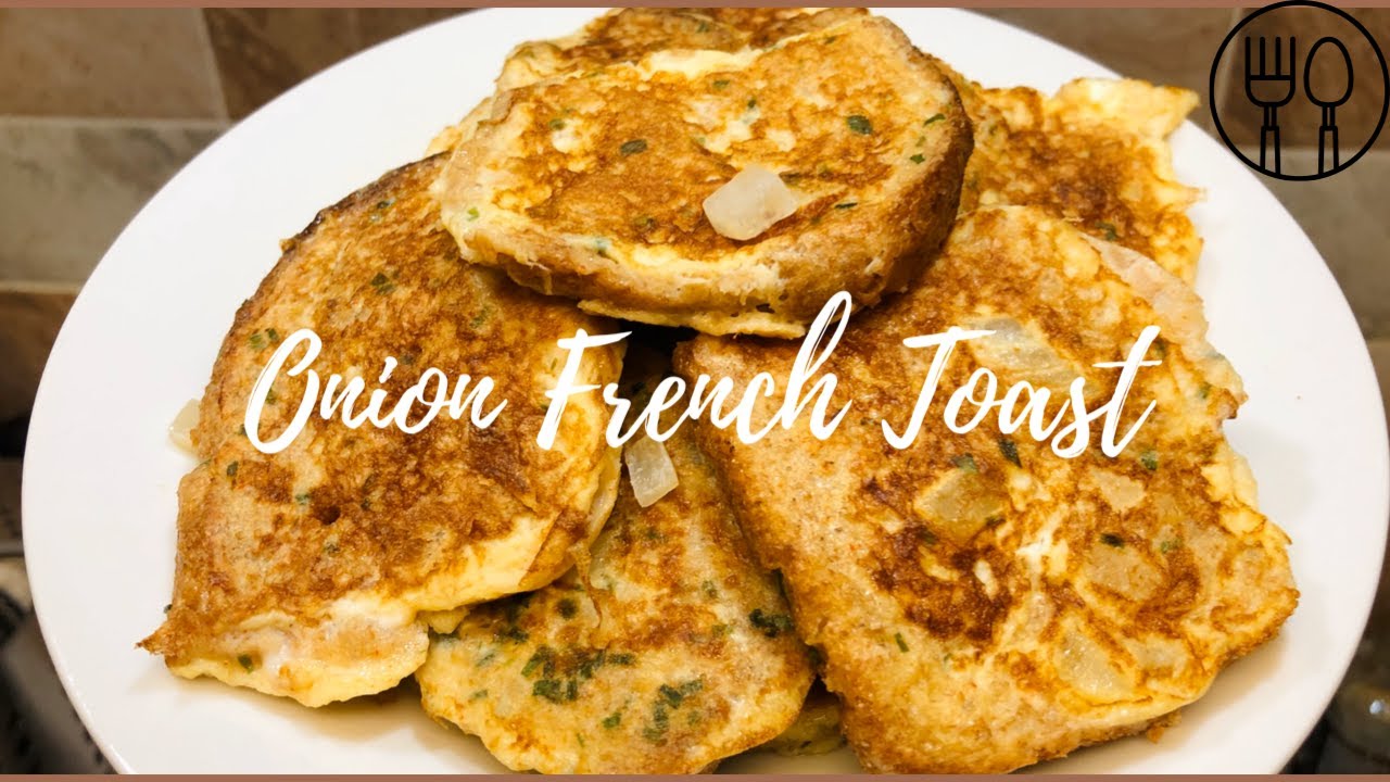 How to Make Onion French Toast | COOKING WITH SIM - YouTube