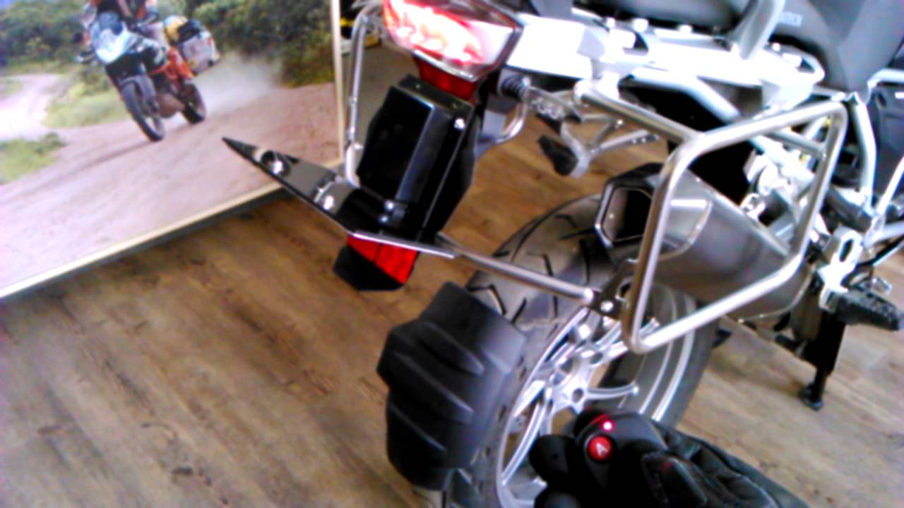 Remote license plate flipper hider - YouTube