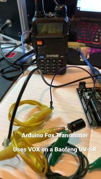 I created an Arduino controlled fox transmitter using a Baofeng UV-5R. Cheap & easy ARDF for ...