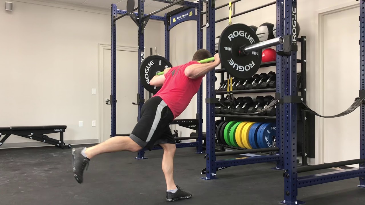 Good Morning - Single Leg, Barbell - YouTube