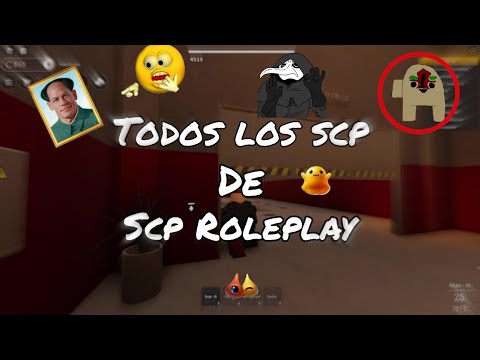 Todos los Scp de Scp roleplay | Roblox - YouTube