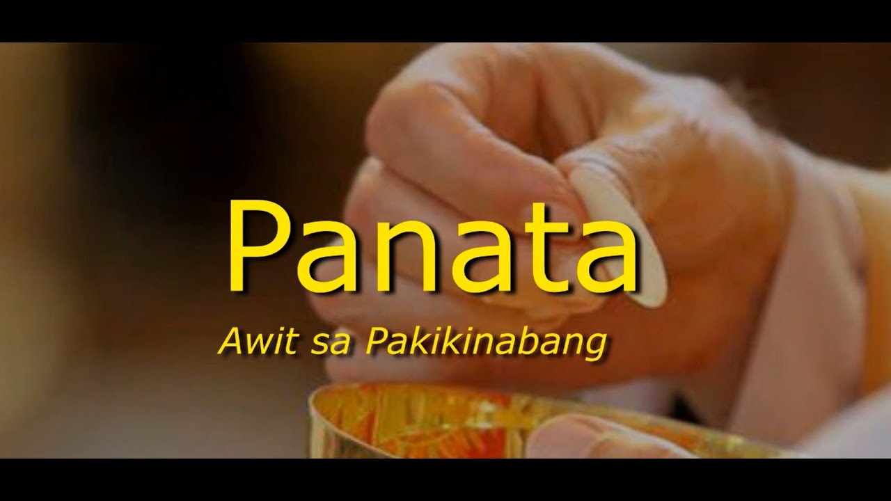 Panata, communion song, melody guide - YouTube