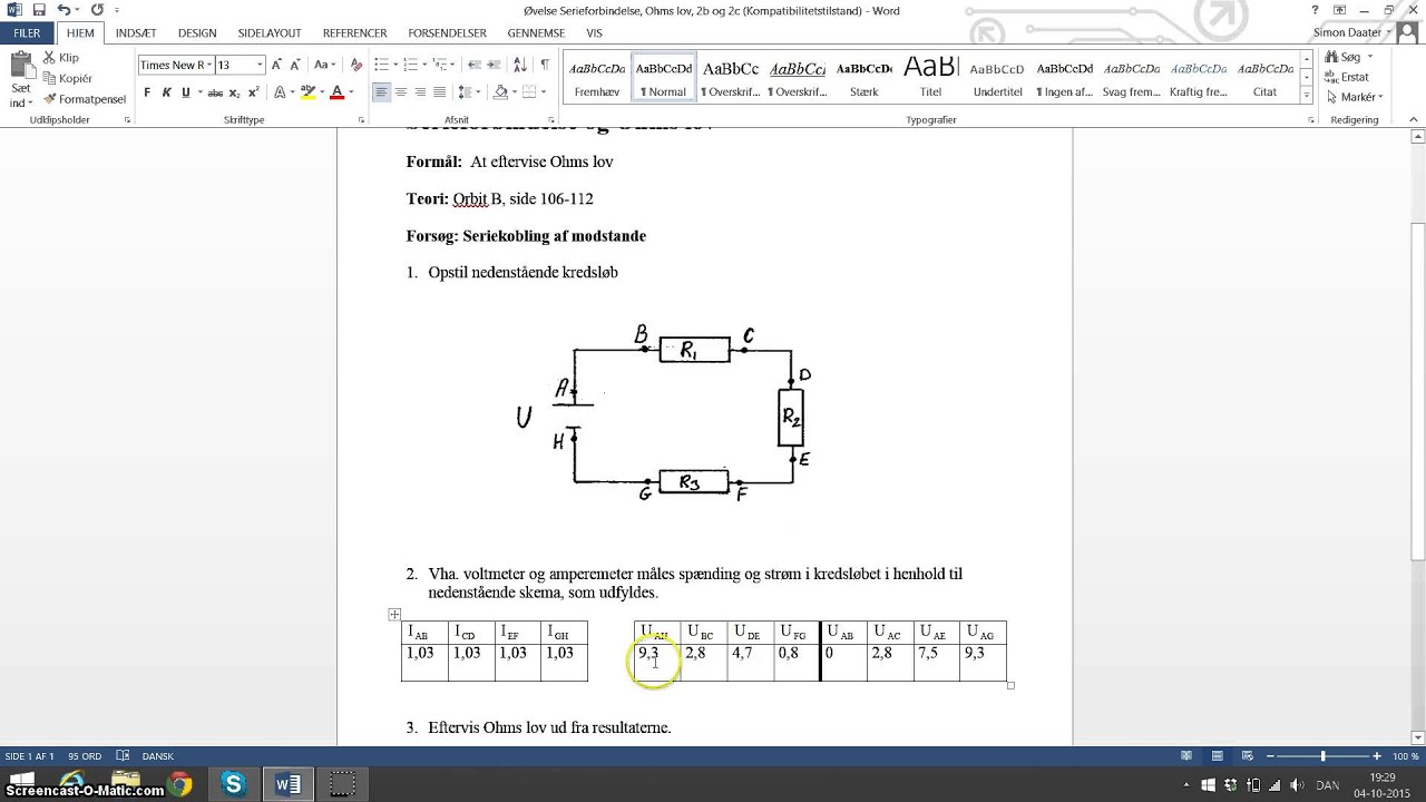 Serieforbindelse - YouTube