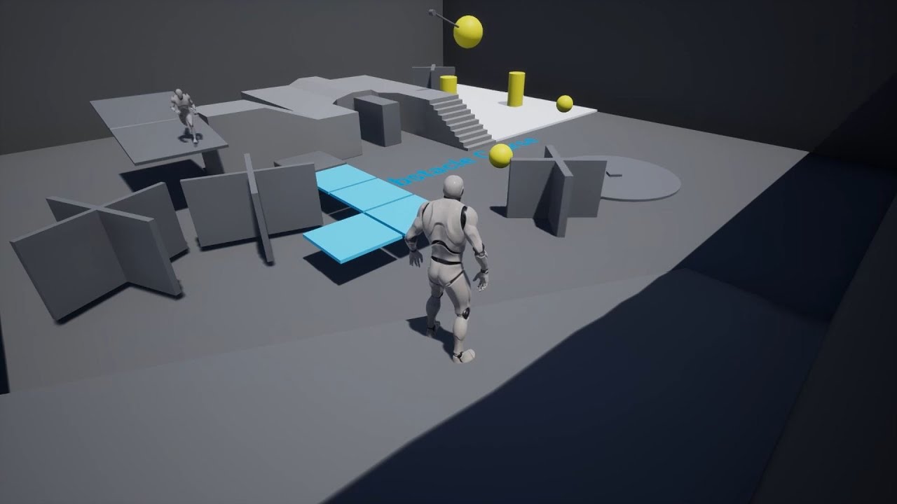 Obstacle Course Unreal - YouTube