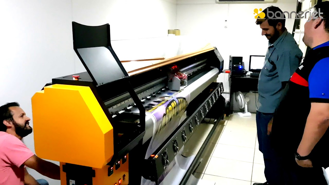 Plotter 3,20m Konica 14 pl - YouTube