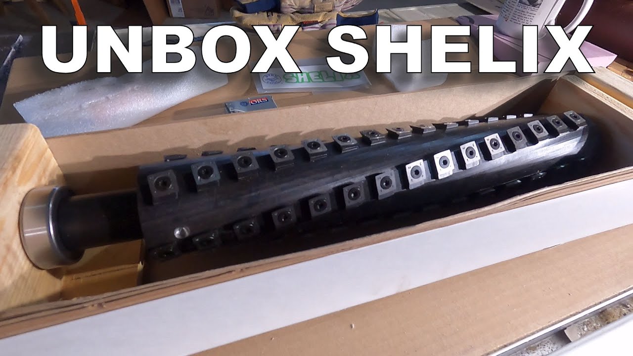 Shop Updates ― Unboxing Latest Shelix Cutterhead - YouTube