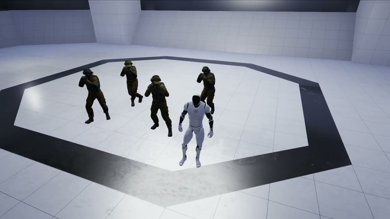 UE4 New and Improved AI Group Logic - YouTube