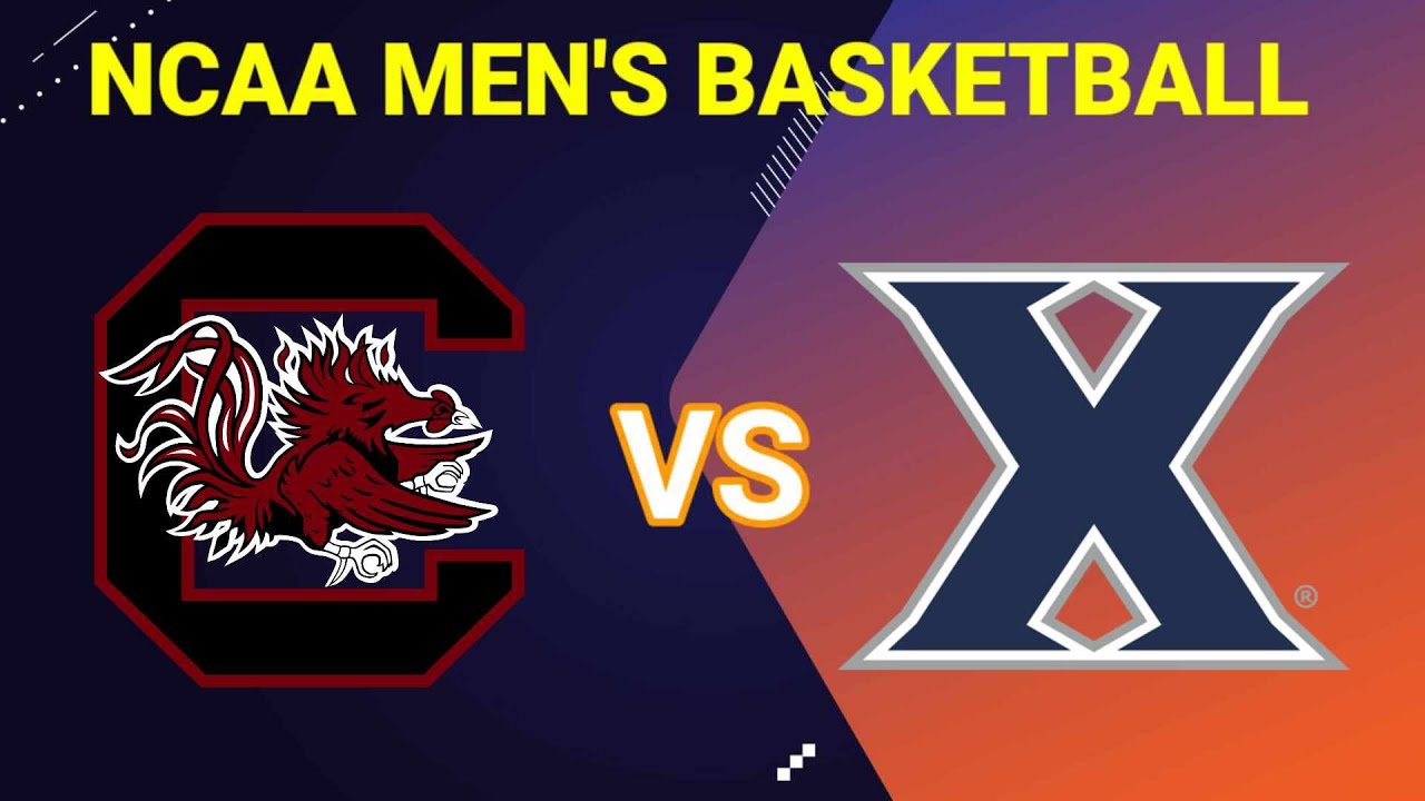 South Carolina Gamecocks vs Xavier Musketeers | 2024-2025 NCAA MEN'S ...