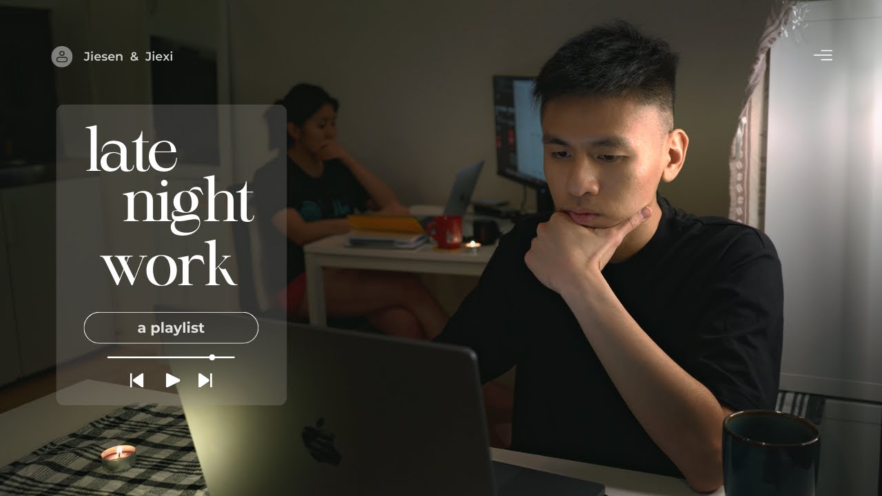 Chill late night work with us | A relaxing and comfort playlist 🌙 - YouTube