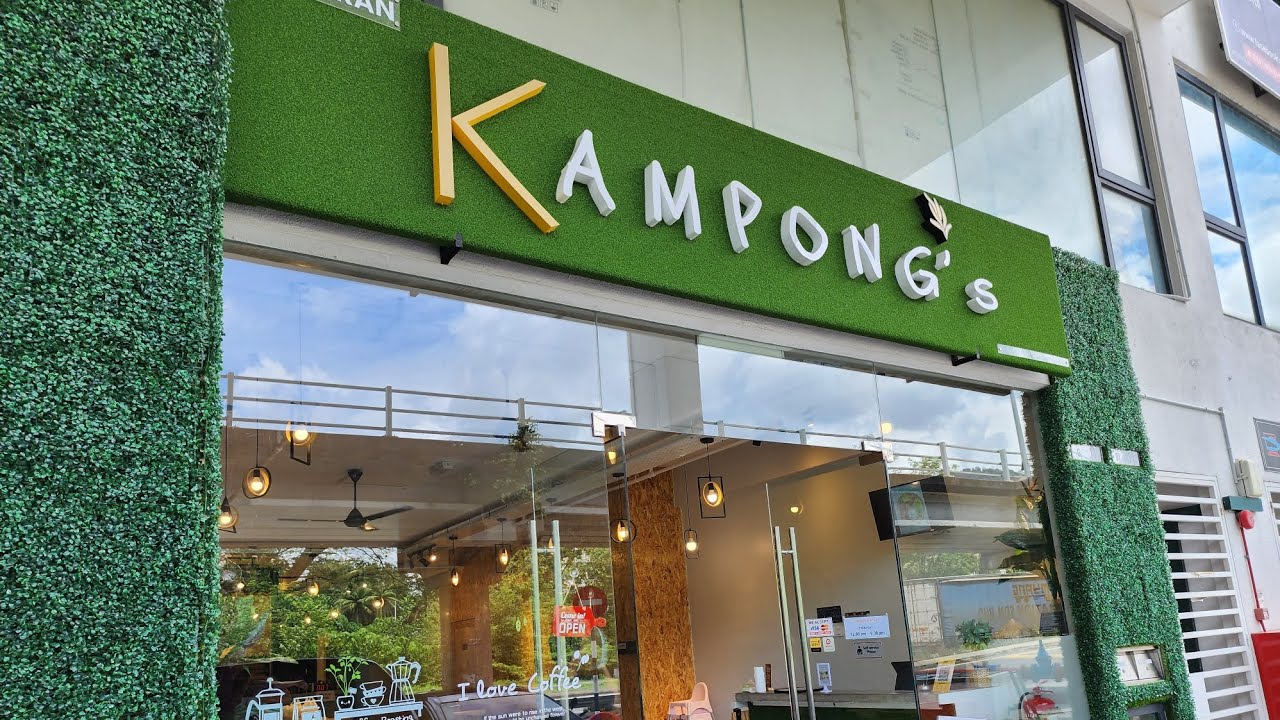 Makanan Kampung di Bandar | Kampong's Cafe - YouTube