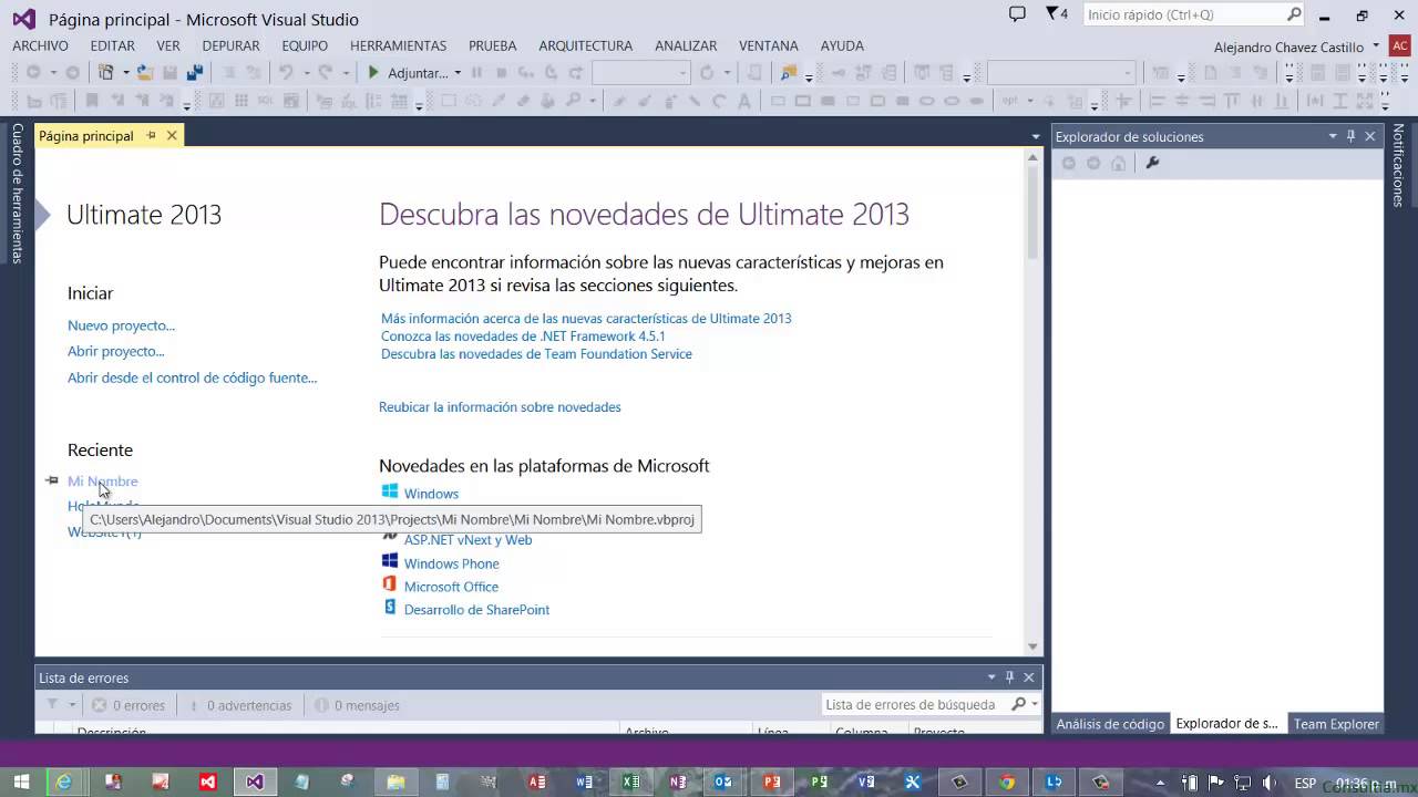 Guardar la aplicación y cerrar Visual Basic 2013 - YouTube