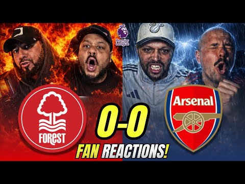 Arsenal Fans Full-Time HEADLOSS Reaction to Forest 0-0 Arsenal | Premier League Fan Reactions