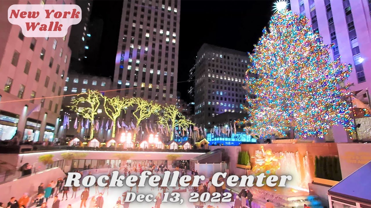 [NYC Walk] Rockefeller Center on Dec. 13, 2022 - YouTube