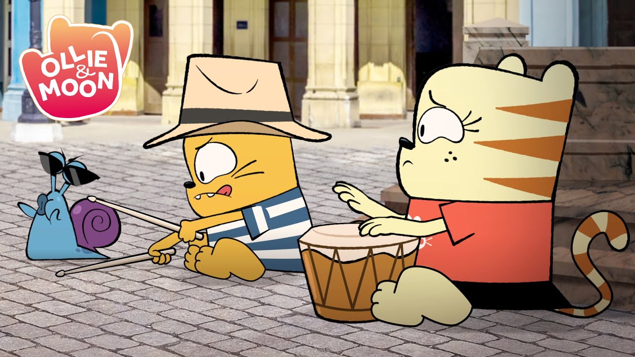 Music is everywhere ! | Ollie and Moon English | Full Episodes | 1H ...
