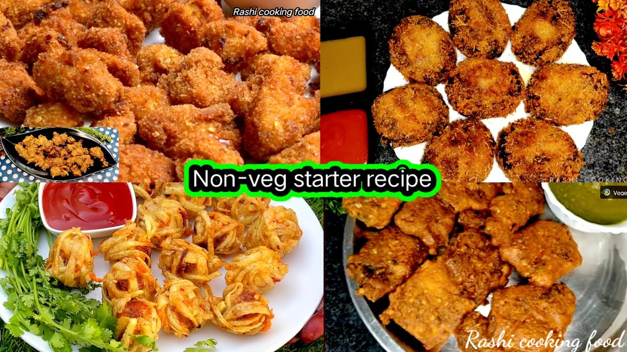 4 Non Veg Starter Recipes For Iftar | chicken snacks | Ramadan Special ...