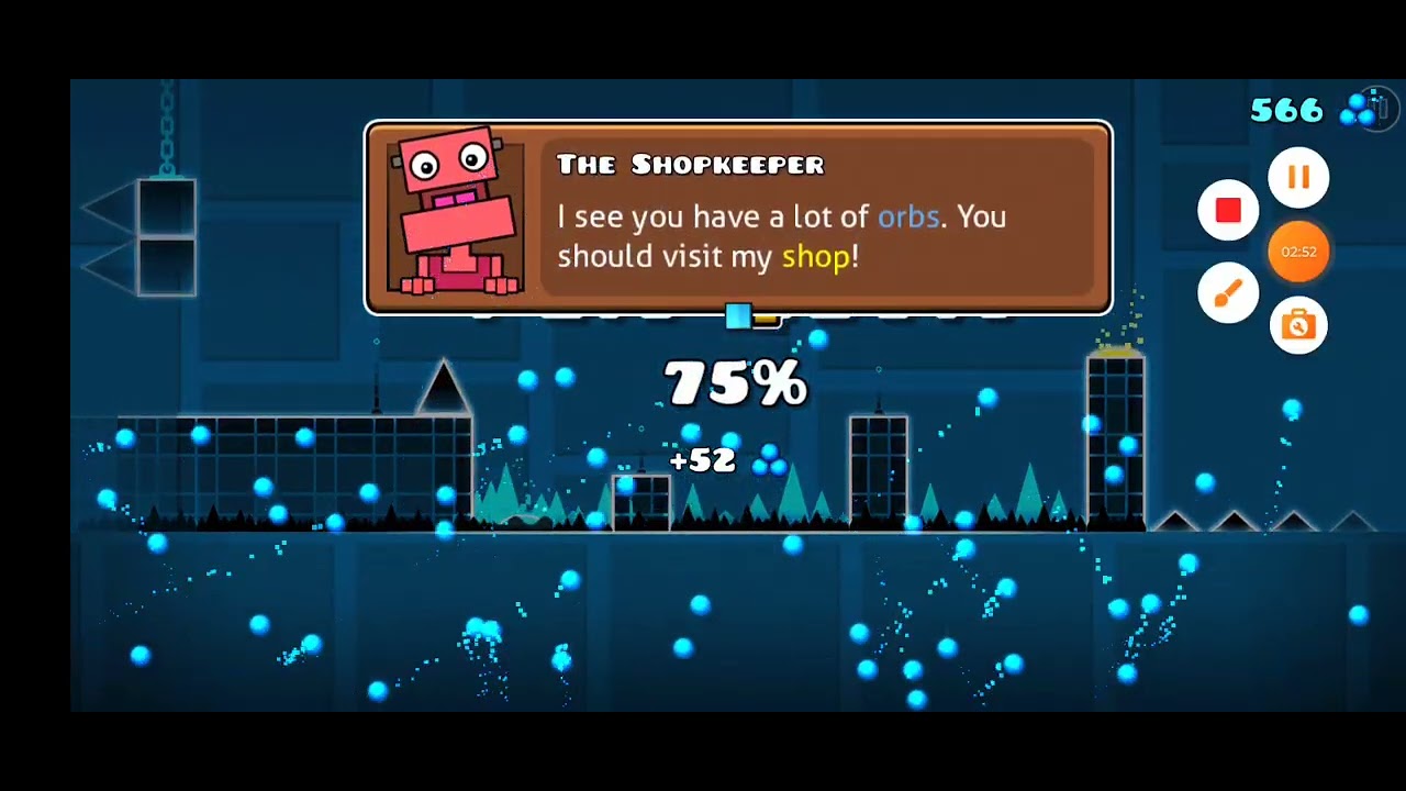 attempt one speed running geometry dash - YouTube