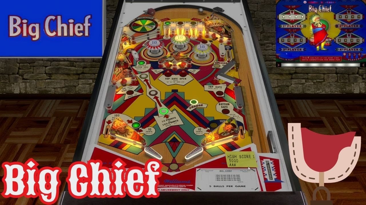Big Chief VPX (Williams, 1965) _Teisen_MOD 1.0 - YouTube