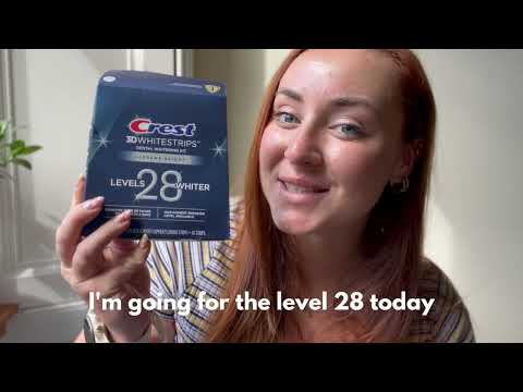 28 Levels Whiter With Crest 3D Teeth Whitening Strips - Review