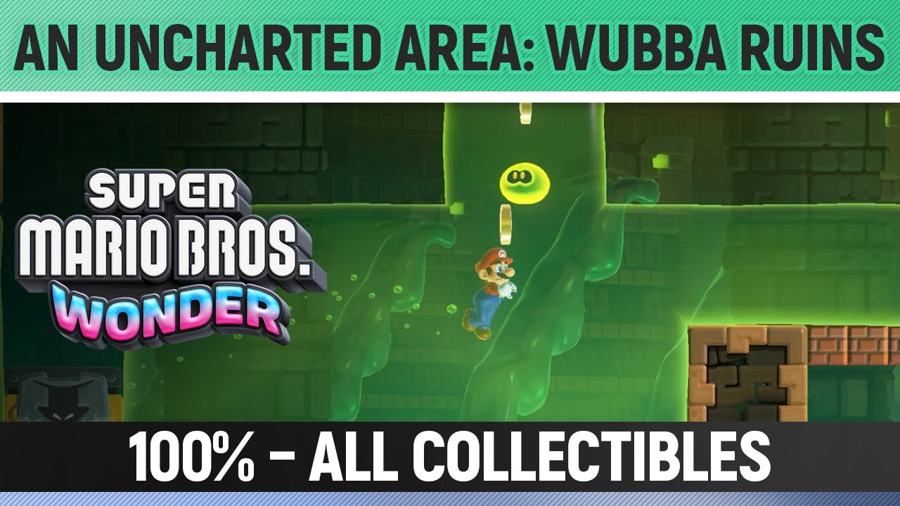 Super Mario Bros. Wonder - An Uncharted Area: Wubba Ruins - All Wonder ...