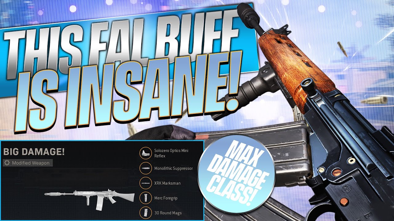 The New Best Warzone Weapon!? (BEST FAL CLASS) - YouTube