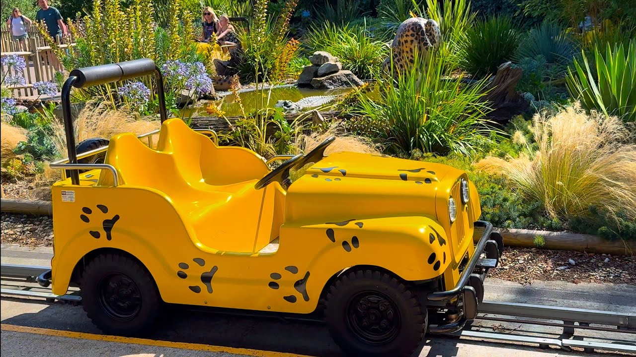 Jungle Jeep Ride At Drusillas Zoo Park UK 🇬🇧 - YouTube