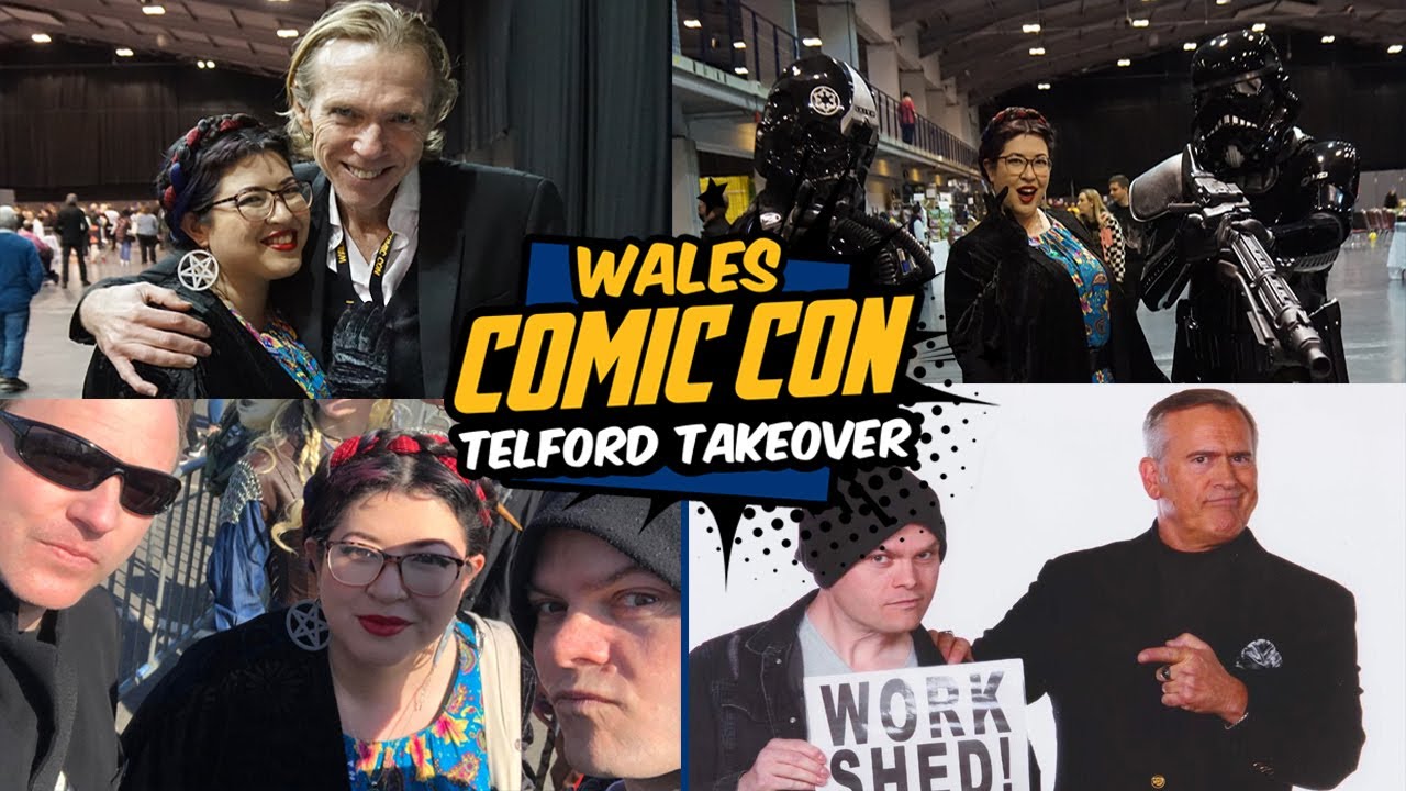 Wales Comic Con 2022, Telford || Comic Con Vlog || Richard Brake! Bruce ...