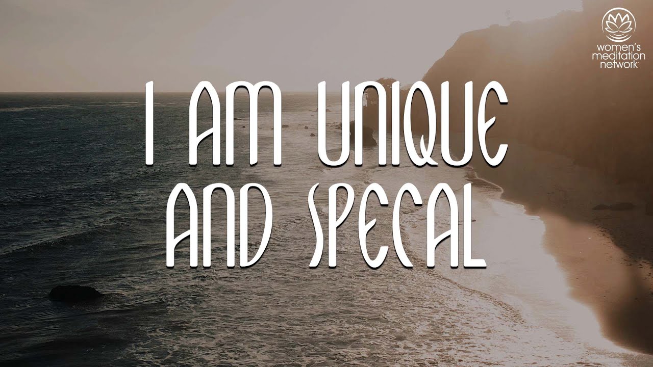 I Am Unique And Special // Daily Affirmation for Women - YouTube