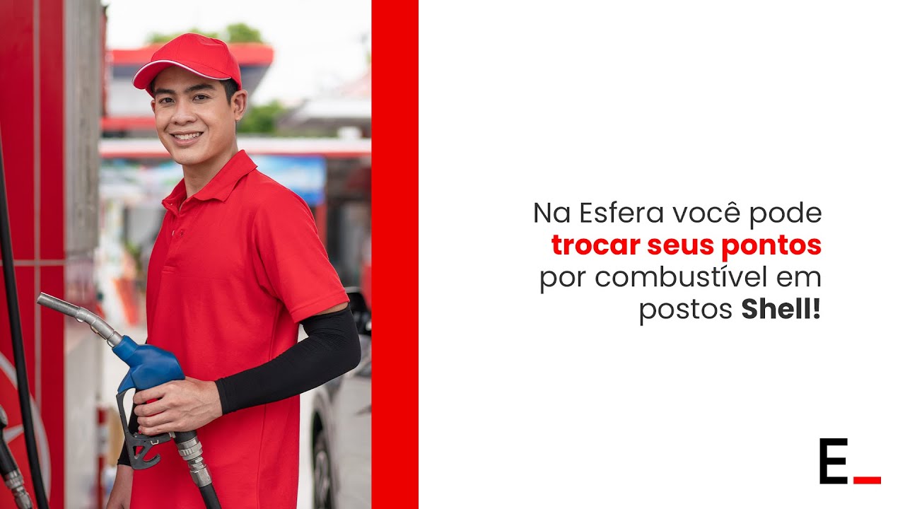 Troque pontos Esfera por combustível em postos Shell - YouTube
