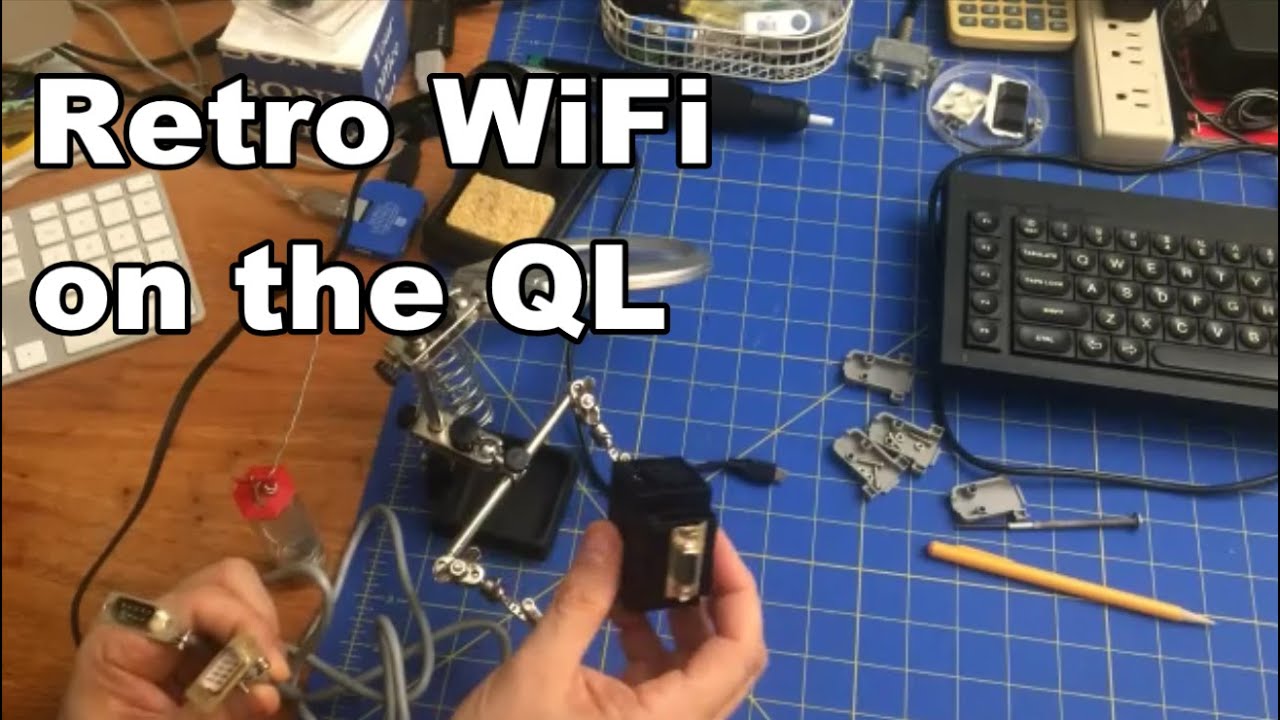 Adding WiFi to an 80's Computer: Retro Wifi on the Sinclair QL - YouTube