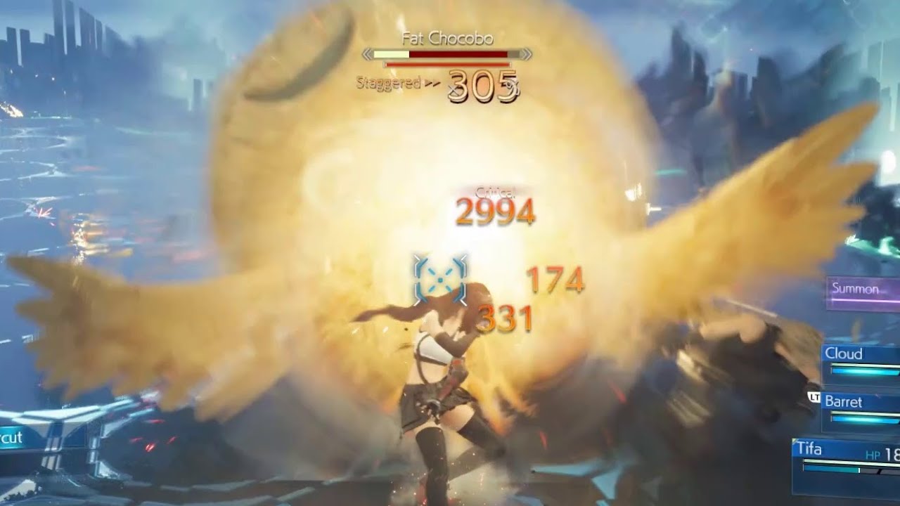 FF7 Remake - Staggering Feat Achievement (w/o True Strike) - YouTube