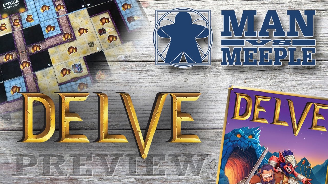 Delve (Indie Boards and Cards) Preview by Man Vs Meeple - YouTube