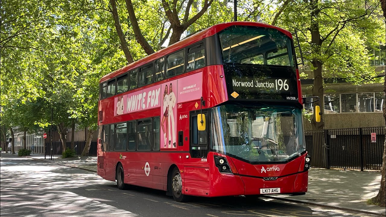 *FIRST DAY WITH ARRIVA + IBUS* 196 to Elephant & Castle HV308 LK17 AHG ...