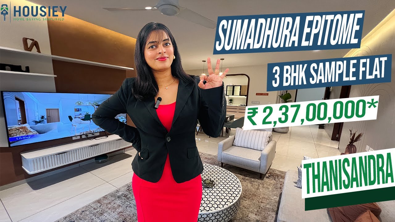 Sumadhura Epitome Bangalore | 3 BHK Sample Flat Tour | Sumadhura Thanisandra Project - YouTube