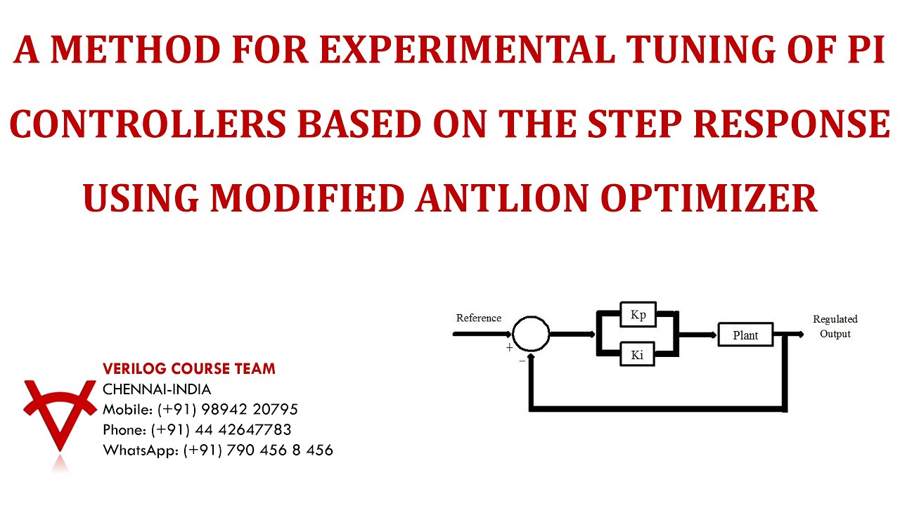 A METHOD FOR EXPERIMENTAL TUNING OF PI CONTROLLERS BASED ON THE STEP ...