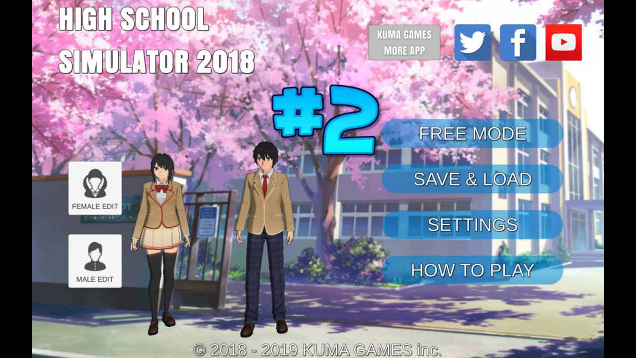 ÖĞRETMEN ÇILDIRDI 😀 - High School Simulator 2018 #2 - YouTube
