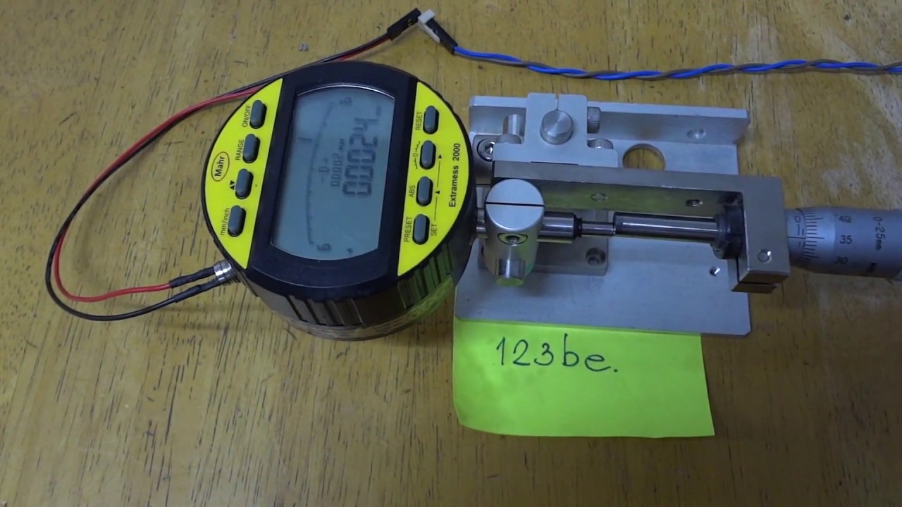 Test Mahr Comparator Extramess 2000 SN: 18339 - YouTube
