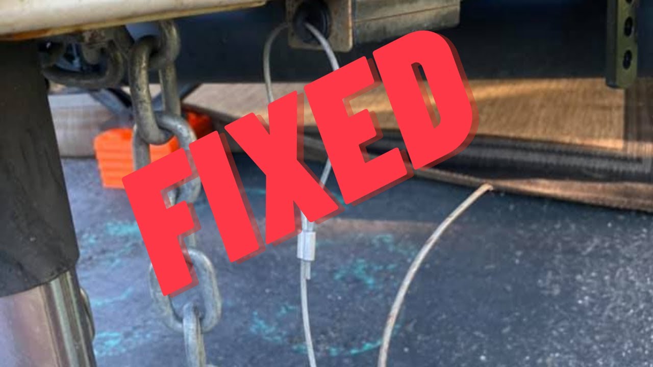 HOW TO FIX A BROKEN BREAKAWAY CABLE - YouTube