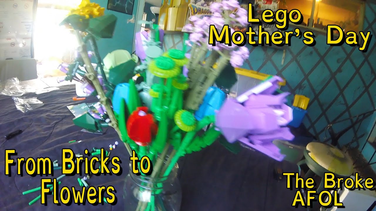 Lego Mother's Day Flowers - YouTube