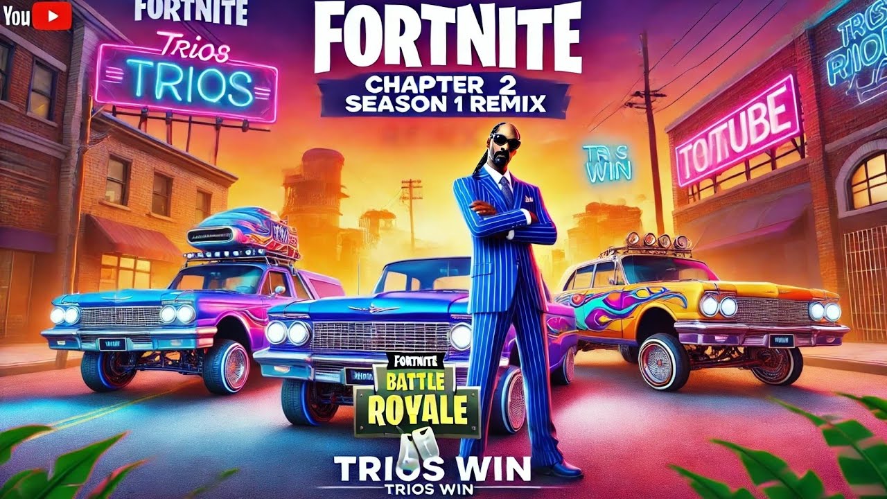 FORTNITE SEASON 2 REMIX TRIOS WIN ! - YouTube