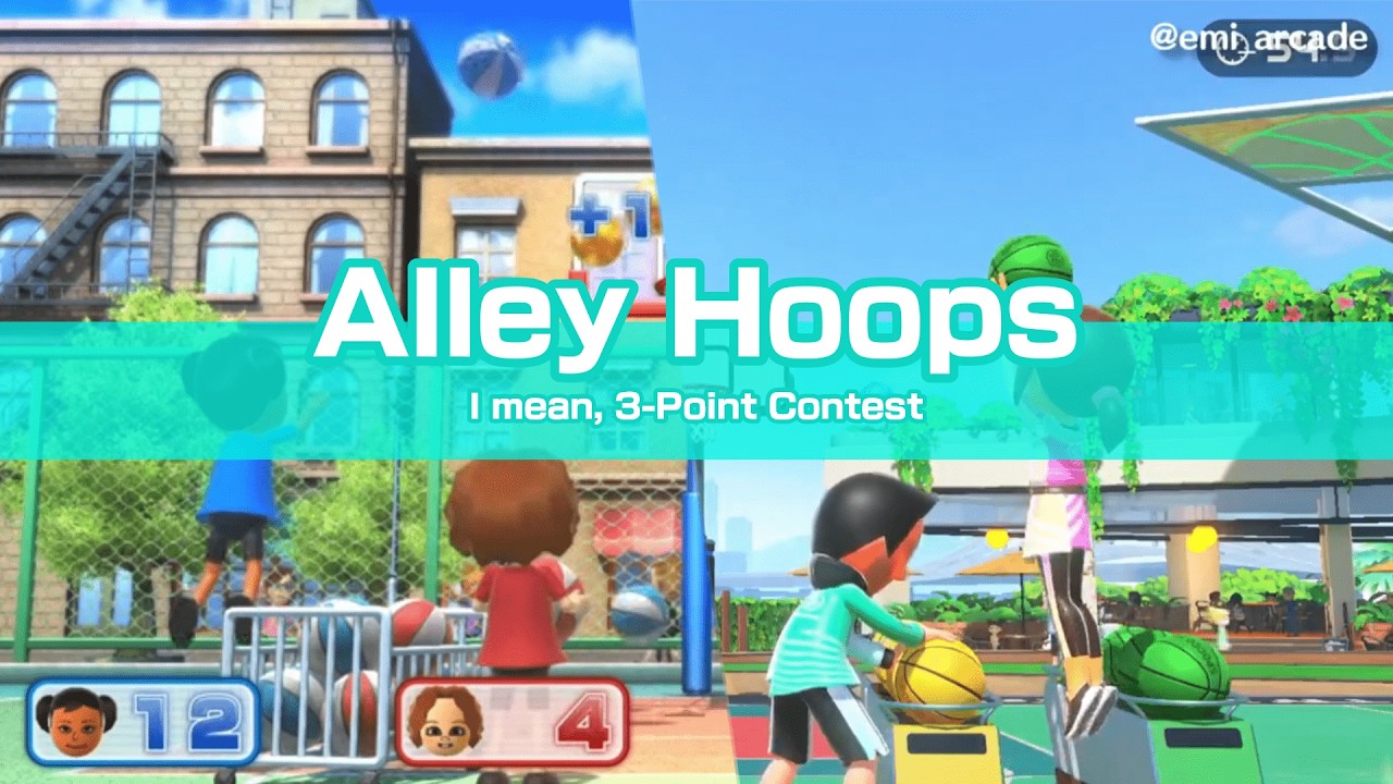 Welcome back Alley Hoops (Wii Party U) - 3-Point Contest | Nintendo ...