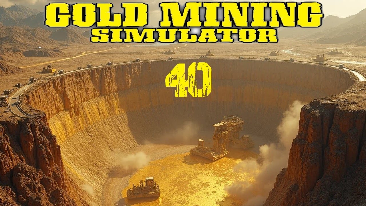 Gold Mining Simulator #40 ⛏ Kolejny Odcinek Najlepszej Pracy ⛏ Gameplay ...