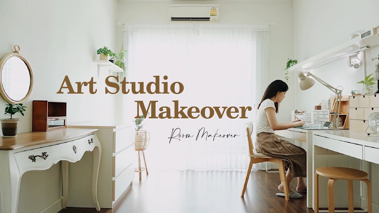 Art Studio Makeover | มาเปลี่ยนห้องเก็บของให้เป็นห้องทำงานคราฟท์กัน ...