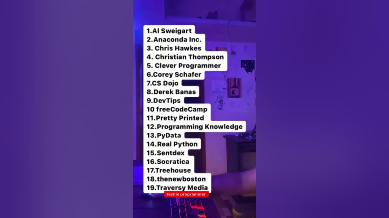best YouTube channels for learning python in 2022 #youtube #coding # ...