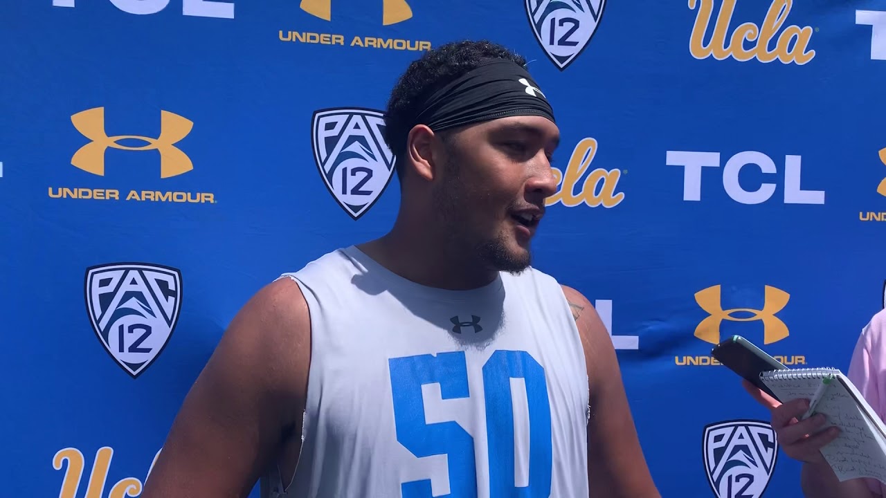 UCLA lineman Tyler Manoa talks defense - YouTube