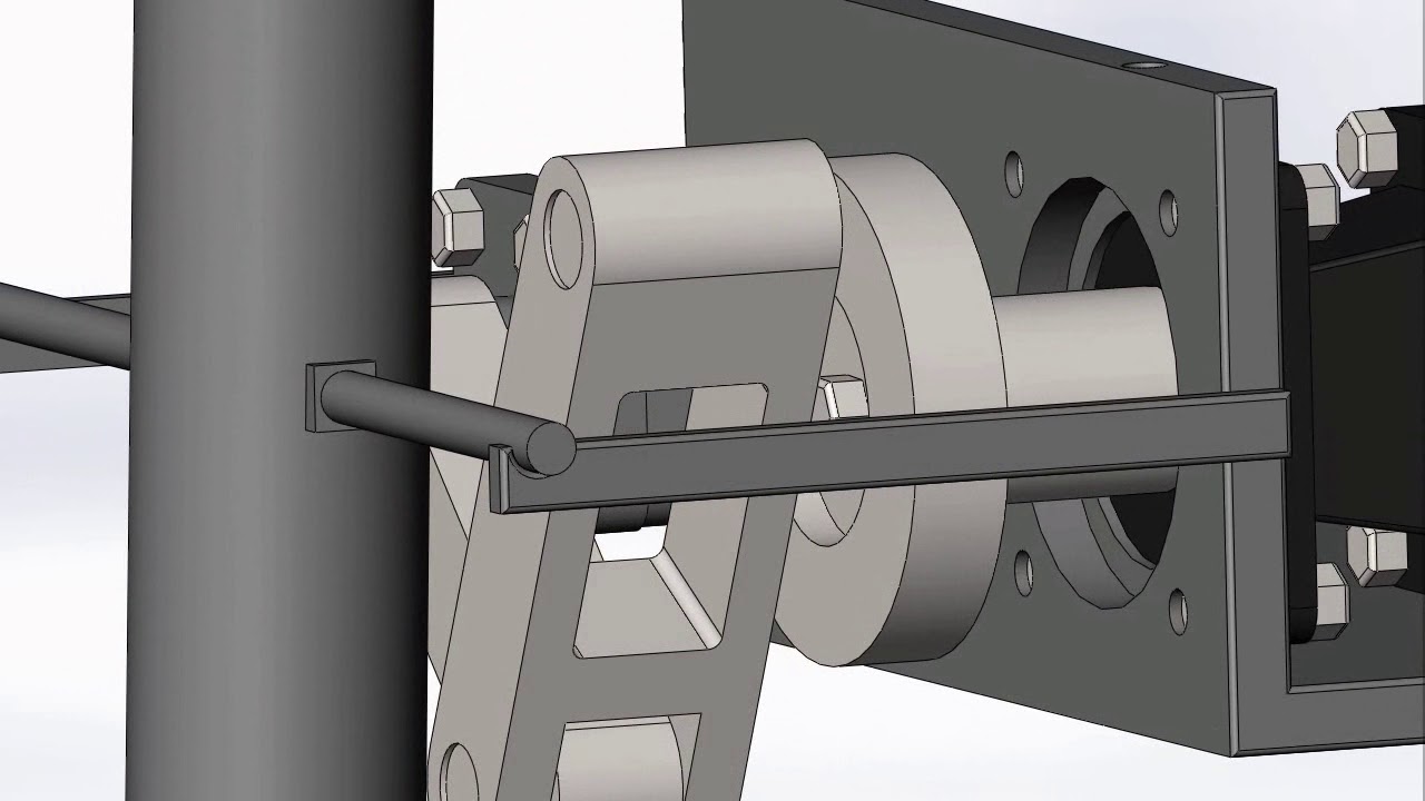 A new straight-line mechanism for the stick ice cream cutting - YouTube
