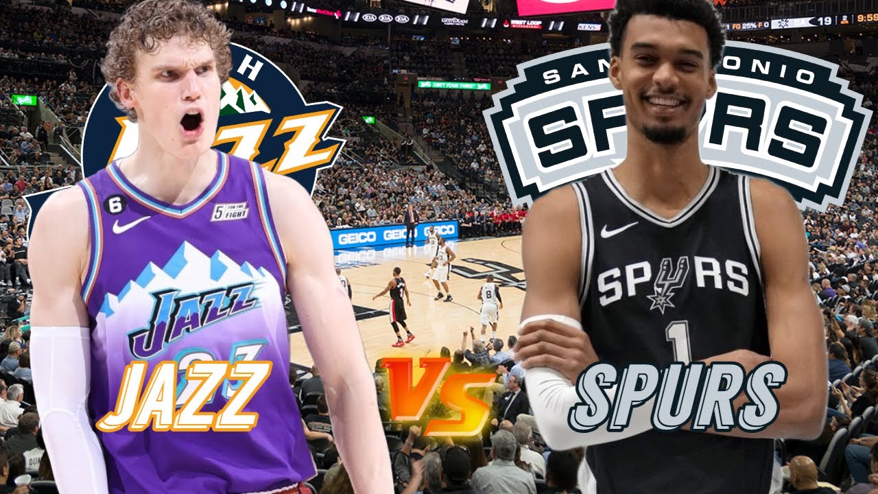 Utah Jazz vs San Antonio Spurs Live Play by Play & Scoreboard - YouTube